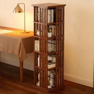 Generic Rotating Bookshelf,drehendes Bücherregal,drehbares Bücherregal Für Schlafzimmer, Arbeitszimmer