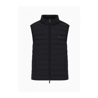 Emporio Armani Homme, Vestes, Bleu, Taille: M Doudoune sans manches zippée
