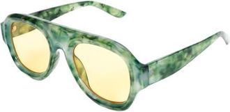 Generic Lunettes De Soleil Tendance For Hommes Et Femmes, For La Conduite En Plein Air, Le Shopping Dans La Rue, Les F&ecirc;tes(Green)