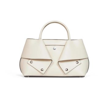 Toteme Ledertasche mit Henkel - - Bags - Damen - Wei&szlig; - ONE SIZE