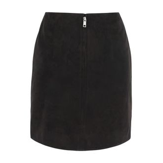 Rotate Miniskirt mit R&uuml;ckrei&szlig;verschluss - - Skirts - Damen - Schwarzk - L