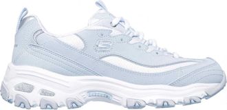 Skechers DLites Biggest Fan Sneaker f&uuml;r Damen, Nubukleder (Lavendel)