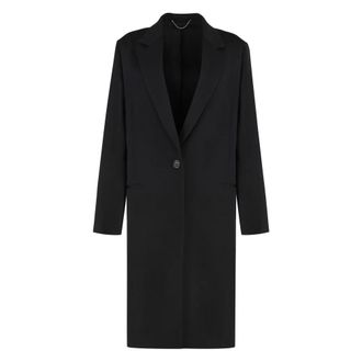 Toteme Wollmantel mit Reverskragen - - Coats - Damen - Schwarzk - M