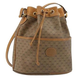 Gucci Sac seau Pre-owned - Femme - Pre-owned - Brun - Taille: ONE Size