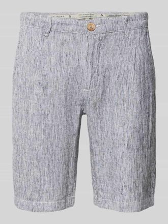 Colours & Sons Regular Fit Leinenshorts mit Ges&auml;&szlig;taschen