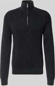 Mc Neal Strickpullover mit gerippten Abschlüssen