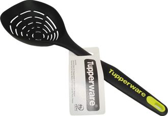 Tupperware Schaumlöffel, Griffbereit, Schwarz, Metall, 1-2 mm, Dishwasher Safe
