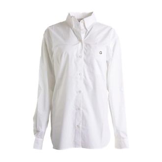 Coperni Boyfriend Button-Down Shirt - - Blouses & Shirts - Damen - Wei&szlig; - S