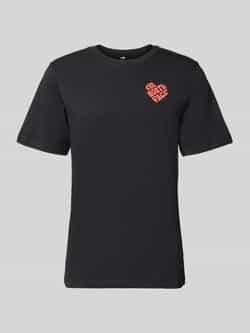 The North Face T-Shirt mit Label-Print und Rundhalsausschnitt