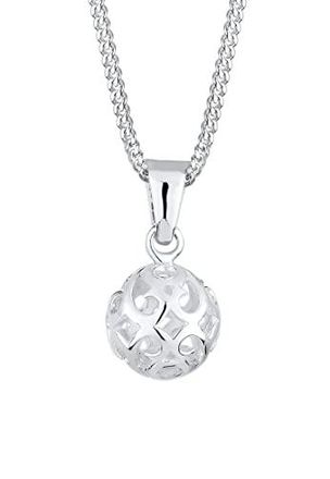 Elli Collier Femme Ornement de Boule Ludique en Argent Sterling 925