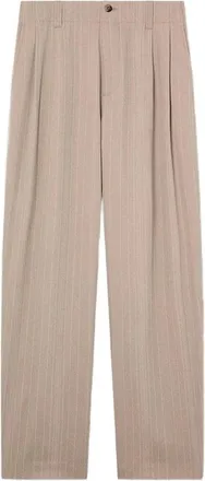 Golden Goose Trousers In Wool Blend With Pinstripe Motif