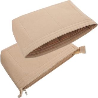 Yarnow 2 pi&egrave;ces Organisateur de Sac Feutre pour Femmes Insert Sac Cosm&eacute;tique L&eacute;ger et Portable Doublure Organiseur pour Main Pochette Int&eacute;rieure Capacit&eacute; Spa