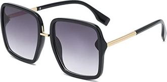 Generic Lunettes de soleil carrées à large monture 2025 pour hommes et femmes, lunettes de conduite de plage pour les vacances en plein air (couleur : G, tail