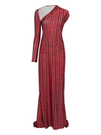 Atu Body Couture Einschultriges Maxikleid - Rot