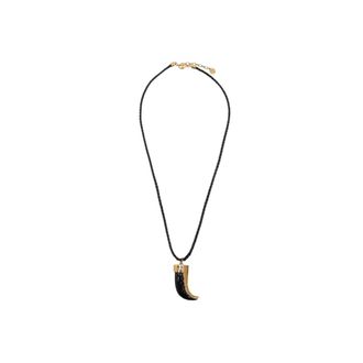 Roberto Cavalli Collier Corne - Femme - Accessoires - Noir - Taille: ONE Size
