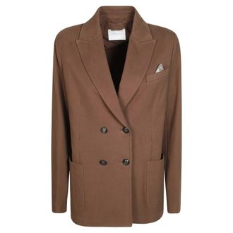 Circolo 1901 Femme, Vestes, Brun, Taille: 42 FR Giacca DP Felpa Regular