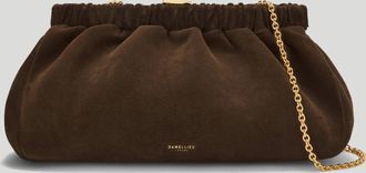DeMellier Die Miami Clutch Mocha Veloursleder & Mocha Glattleder DeMellier