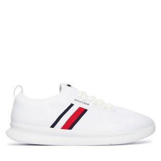 Tommy Hilfiger Sneakers Tommy Hilfiger Lightweight Knitted Runner FM0FM05756 Wei&szlig;
