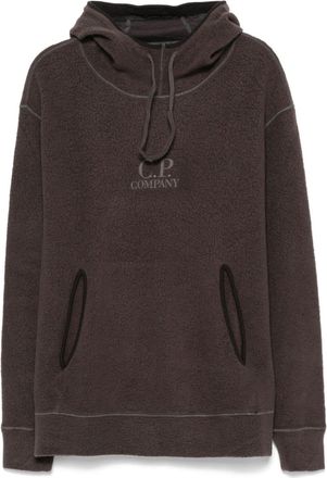 C.P. Company Hoodie aus Fleece - Violett