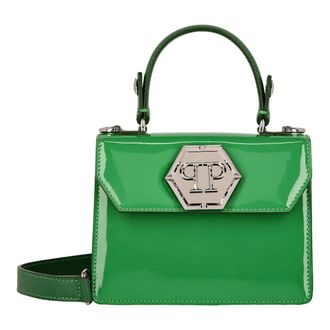 Philipp Plein Crossbody Bags - Henkeltasche Superheroine - Gr. unisize - in Gr&uuml;n - f&uuml;r Damen