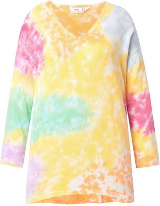 Angel Of Style Strickpullover Pullover oversized Batikmuster Langarm