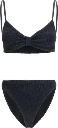 Hunza G Femme, Maillots de bain, Noir, Taille: ONE Size Bikini en polyamide avec bretelles r&eacute;glables