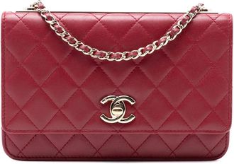 Chanel Hobo Bags - Lambskin Trendy CC Wallet On Chain - Gr. unisize - in Rot - f&uuml;r Damen