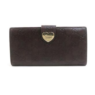 Gucci Portefeuille en cuir Pre-owned - Femme - Pre-owned - Brun - Taille: ONE Size