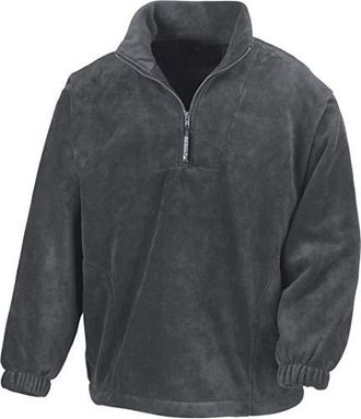 Result 1/4 Zip Polaire Pullavec fermeture &eacute;clair 1/4, Homme, Result - 1/4 Zip Fleece Pullover, oxford grey, xl