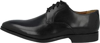 Clarks Chaussures Lacées De Gilman Lace Mens Cuir Large 8 UK/ 42 EU Noir