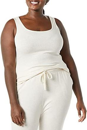 Amazon Essentials Débardeur grande taille Femme, Avoine Chiné, 4XL Grande taille