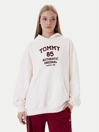 Tommy Jeans Sweatshirt DW0DW22603 &Eacute;cru Relaxed Fit