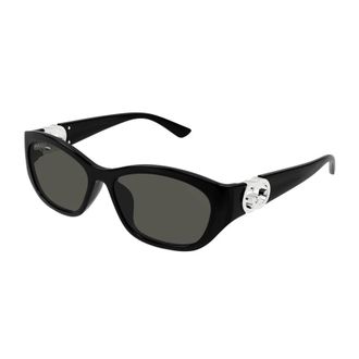 Gucci Schwarze Graue Sonnenbrille Gg1826Sk Stil - - Accessories - Damen - Schwarzk - 57 MM