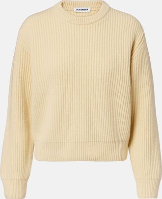Jil Sander Pull c&ocirc;tel&eacute; en laine