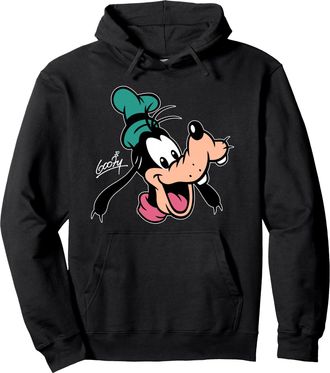 Disney Goofy Big Face Retro Character Trip Matching Pullover Hoodie