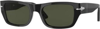 Persol Schwarze Sonnenbrille mit Stil Po3268S - - Accessories - unisex - Schwarzk - 55 MM
