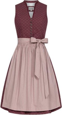 N&uuml;bler Trachtenkleid Midi Dirndl Frieda in Beere von N&uuml;bler