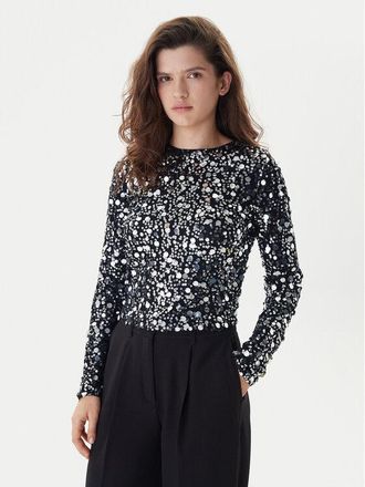 Only Bluse Catina 15358382 Schwarz Slim Fit