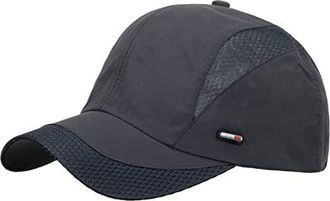 Generic Chapeau l&eacute;ger pour homme - Pour le sport, lescalade, la plage, la plage, le soleil, gris fonc&eacute;, Taille unique