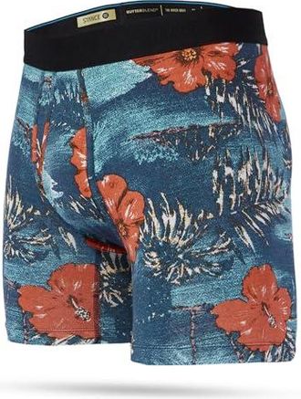 Stance Coco Palms Boxer Bleu sarcelle, bleu sarcelle, S
