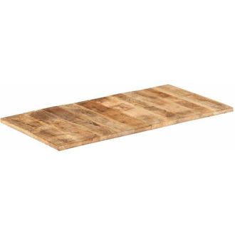 vidaXL Dessus de table bois de manguier solide 25-27 mm 120x60 cm Vidaxl