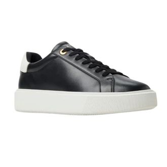 Ted Baker Lorieee Sneaker Aus Glattem, Schwarzem Leder