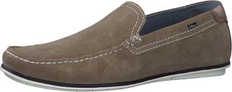 s.Oliver Herren Mokassins aus Leder zum Hineinschlüpfen, Beige (Sand), 41 EU