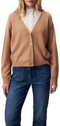 Caroll Damen 242k-mlilou Strickjacke, Camel, Medium