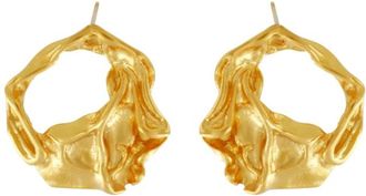 Dansk Copenhagen Courage Wasserdichte Ohrstecker mit offenem Kreis - - Accessories - Damen - Gelb - ONE SIZE