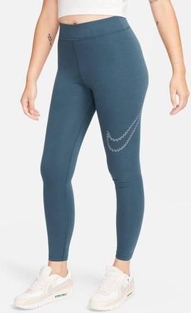 Nike Damen Tight W NSW PE SHINE HR TGHT