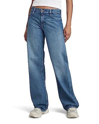 G-Star Femme Jean Judee Loose Low Waist, Bleu (faded waterfront D22889-D301-D895), 27W / 32L