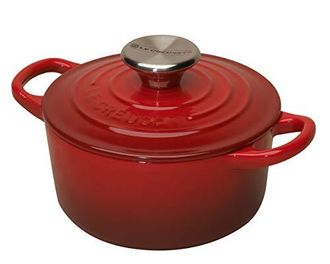 LE CREUSET 21001100600461 Br&auml;ter Tradition rund, 10 cm, kirschrot