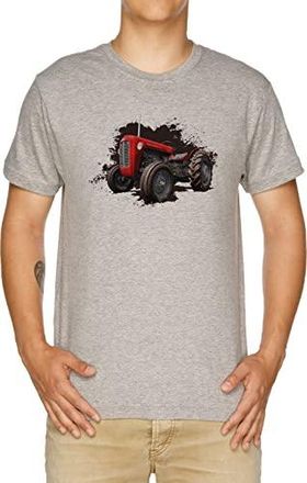 Vendax Vendax Tracteur Ferguson 35 T-Shirt Homme Gris