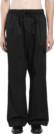 Simone Rocha Drawstring Cargo Knee Pleat Trousers